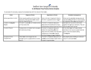 4-3 Assignment (CJ) - CJ 140 Module Four Assignment Template To ...