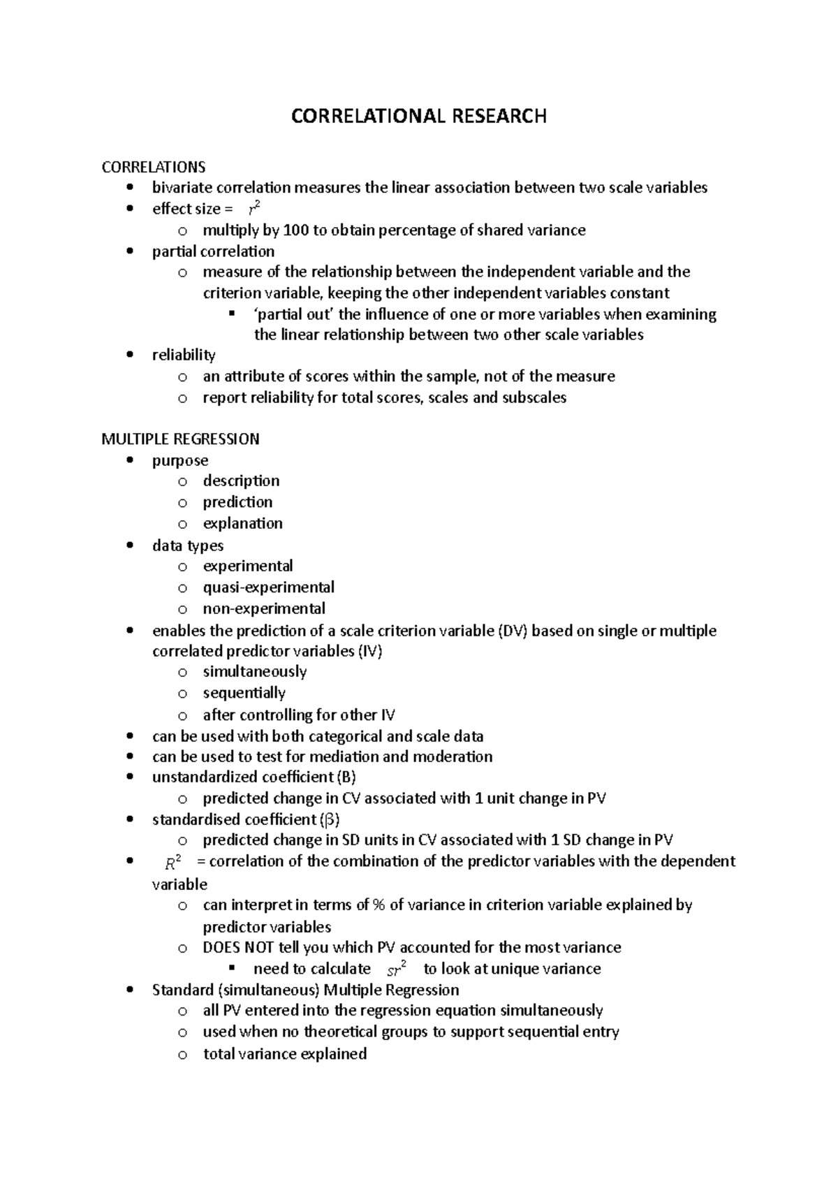 Correlational Research - Quality Assurance in Psychological Research ...