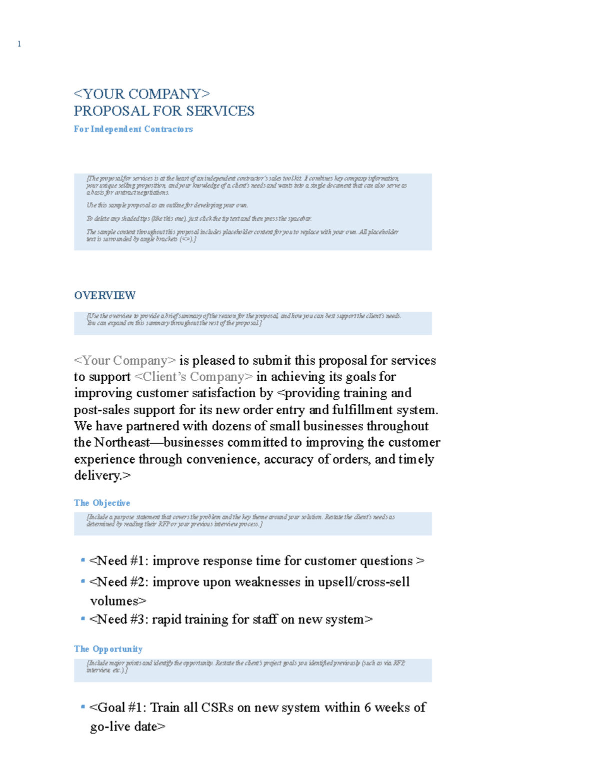 Business Proposal Sample 1 (1).docx - PROPOSAL FOR SERVICES For ...