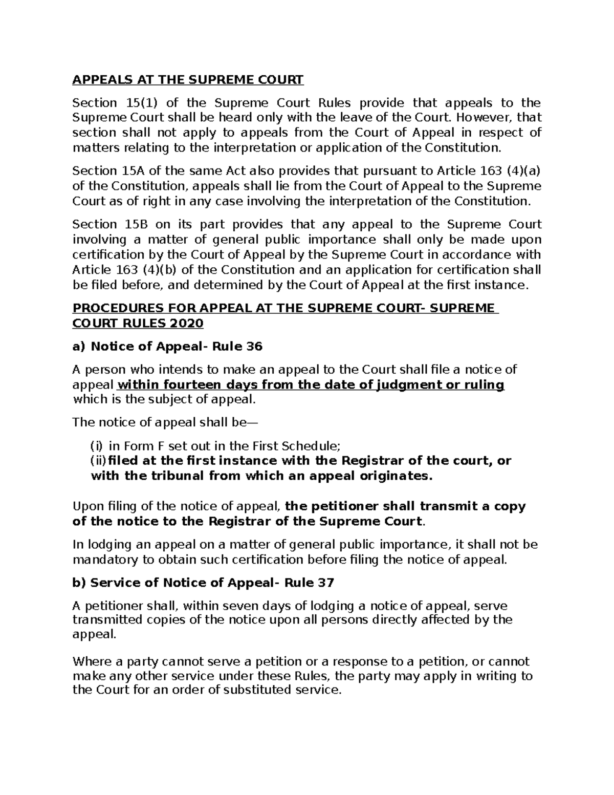 procedures-for-filing-an-appeal-at-the-supreme-court-bachelor-of-law