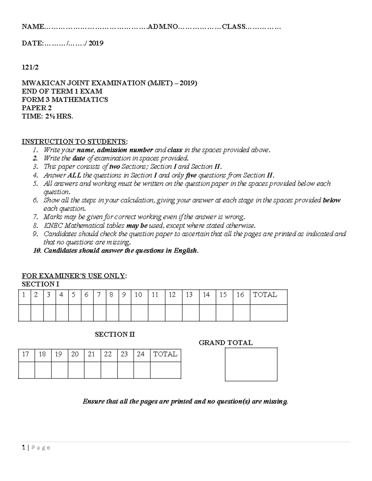 Math pp2 - notes - - Studocu