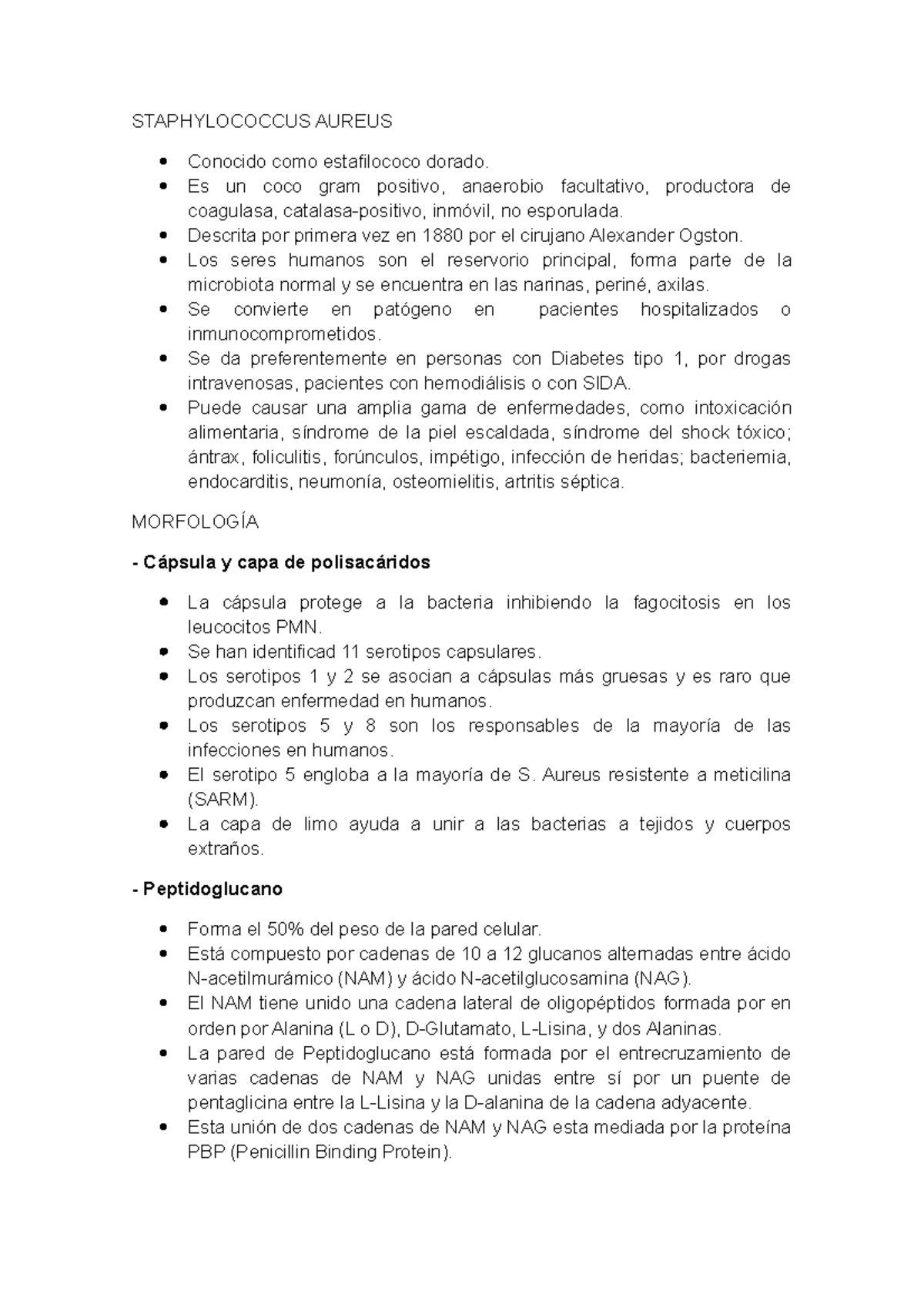 Staphylococcus Aureus - STAPHYLOCOCCUS AUREUS Conocido como ...