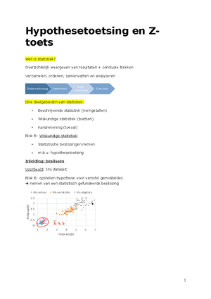 Statestiek tabbelen - korte inhoud PowerPoints - PowerPoint 1 inleiding ...