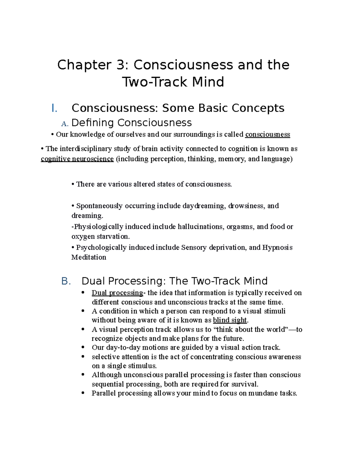 General Psych Ch-1 Notes Exploring Psychology David Myers 11th edition ...