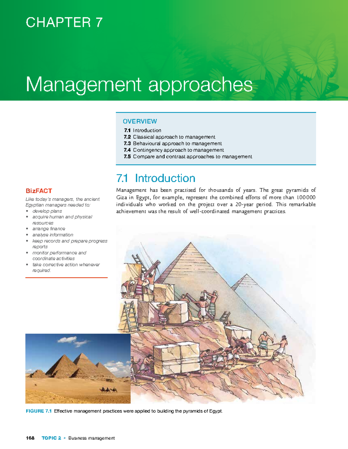 Textbook Management Approaches - 168 TOPIC 2 • Business management ...