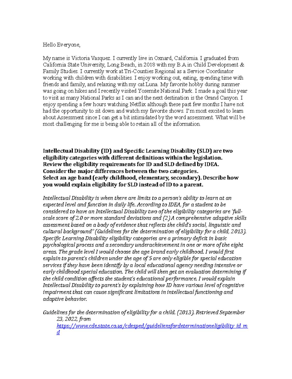 Hello Everyone - Instructional Planning and Assessment in the Inclusive ...