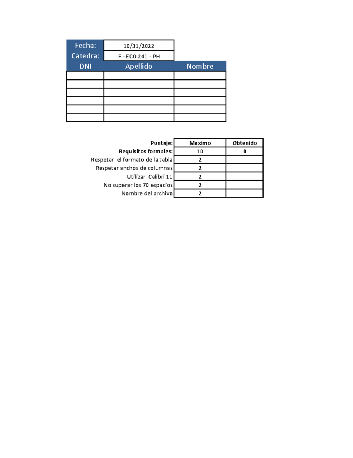 F - TP1 - Formulacion y Evaluacion de Proyecto- TP1 - Fecha: 10/31/ Cátedra: F - ECO 241 - PH ...
