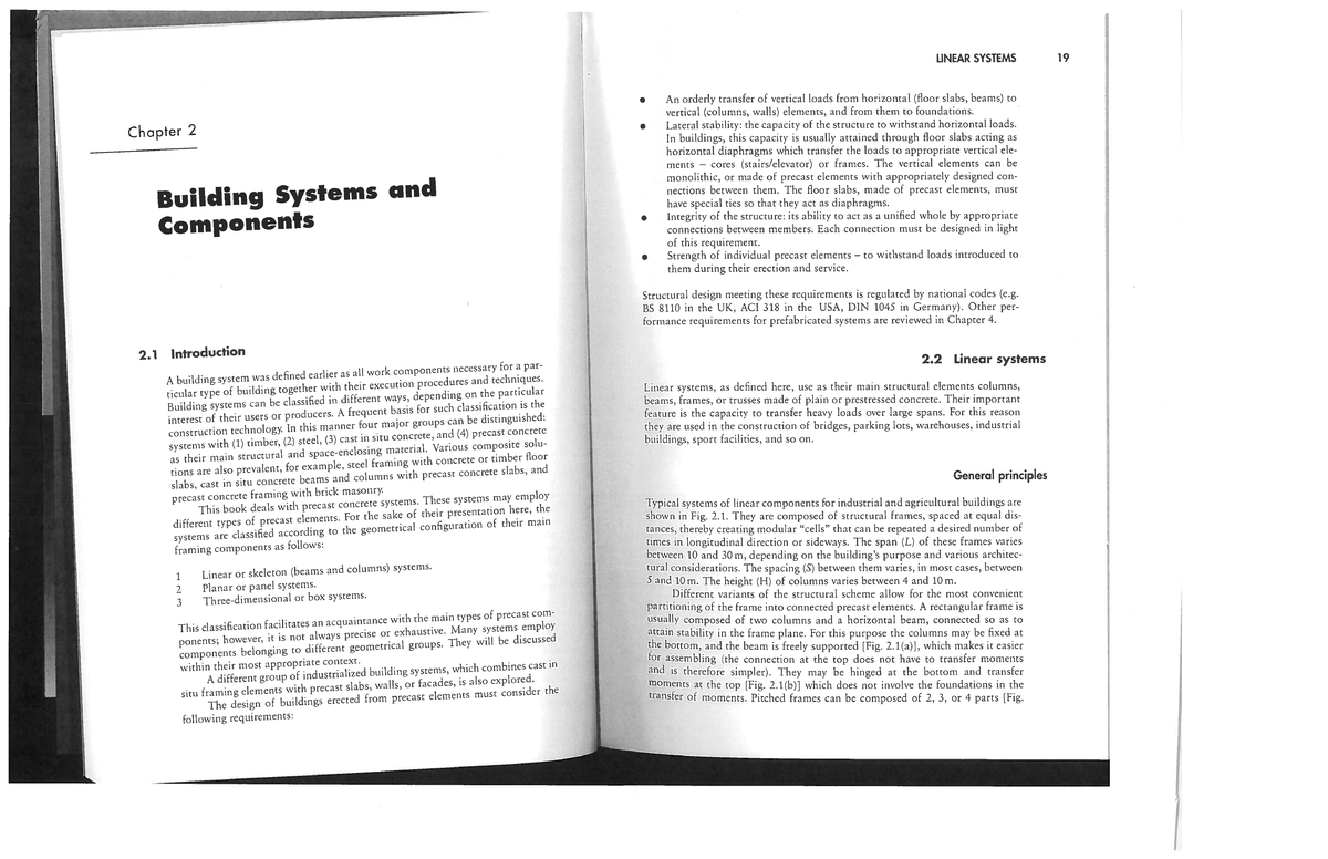 Building Systems and Components - Chapter 2 Building Systems and ...