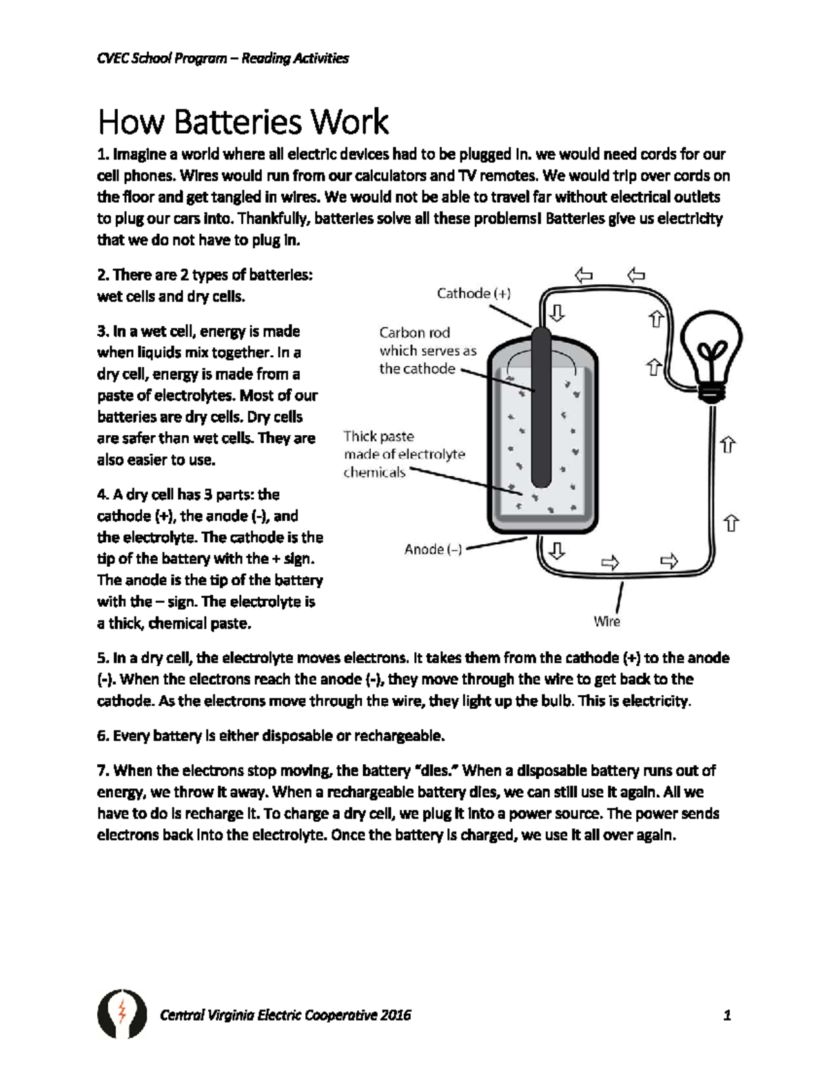 Batteries+worksheet 1pg - Studocu