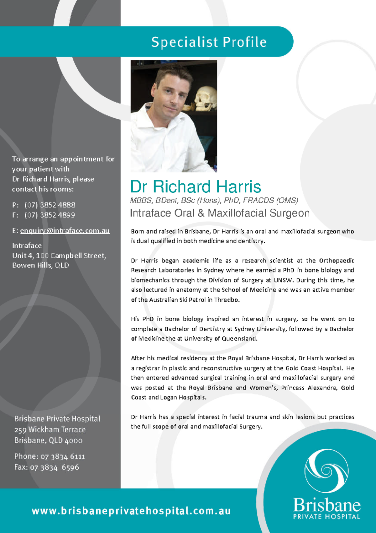 Richard Harris - tax - Born and raised in Brisbane, Dr Harris is an ...