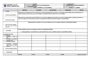 DLL Mapeh 6 Q1 W7 - Teaching - GRADES 1 to 12 DAILY LESSON LOG School: DepEdClub Grade Level: VI ...