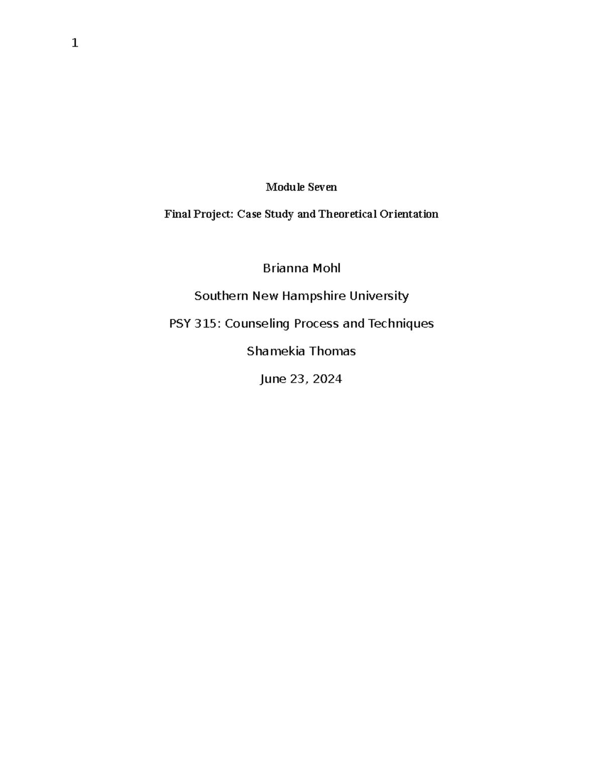 Module 7 Project - Module Seven Final Project: Case Study and ...