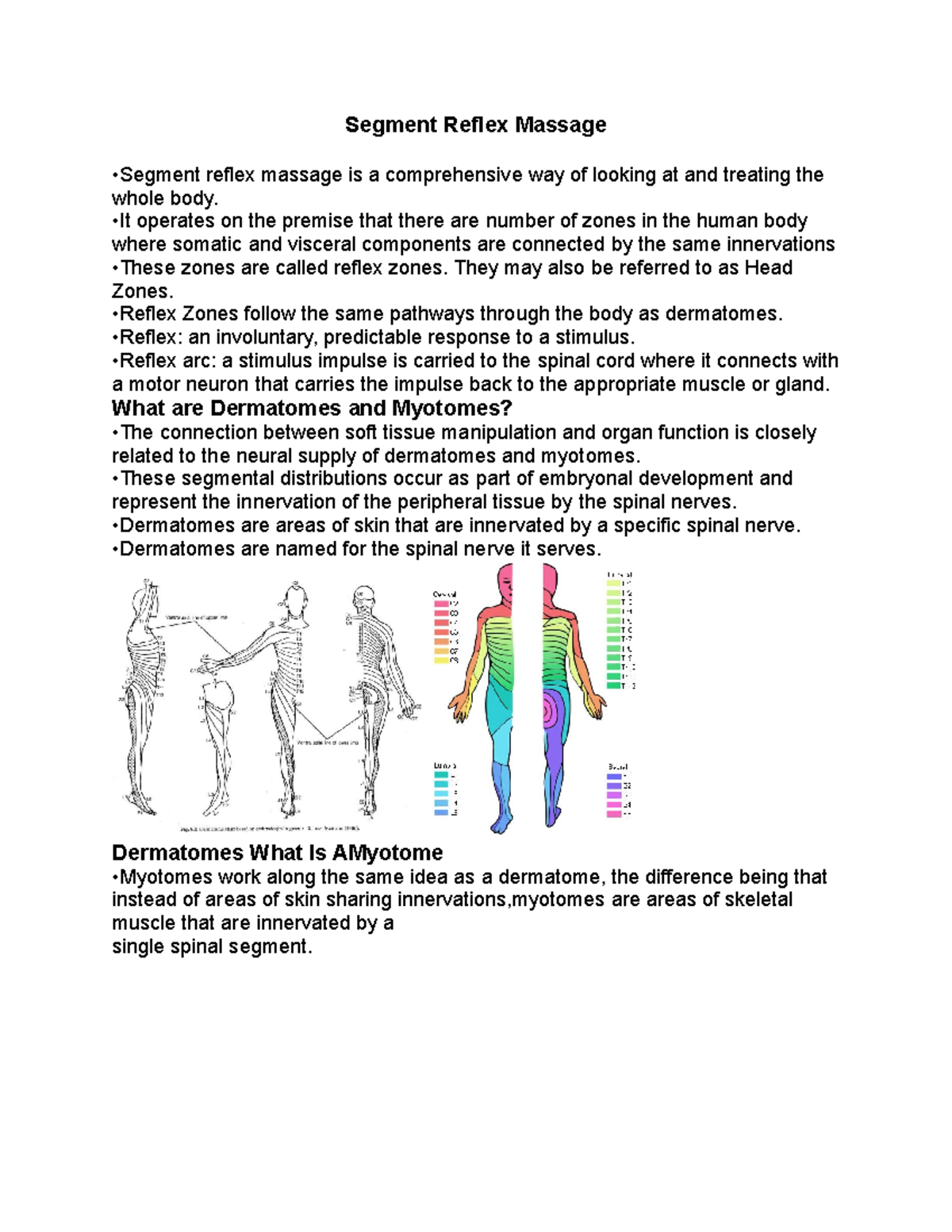 Western 2 Lecture 7 - Segment Reflex Massage •Segment reflex massage is ...