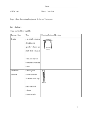 1405-Physical-Chemical-Changes-Report Sheet Fall 2021 - CHEM 1405 ...
