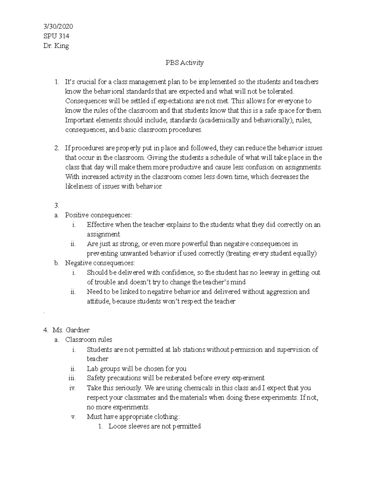 PBS Activity-EDU 100 - 3/30/ SPU 314 Dr. King PBS Activity It’s crucial ...