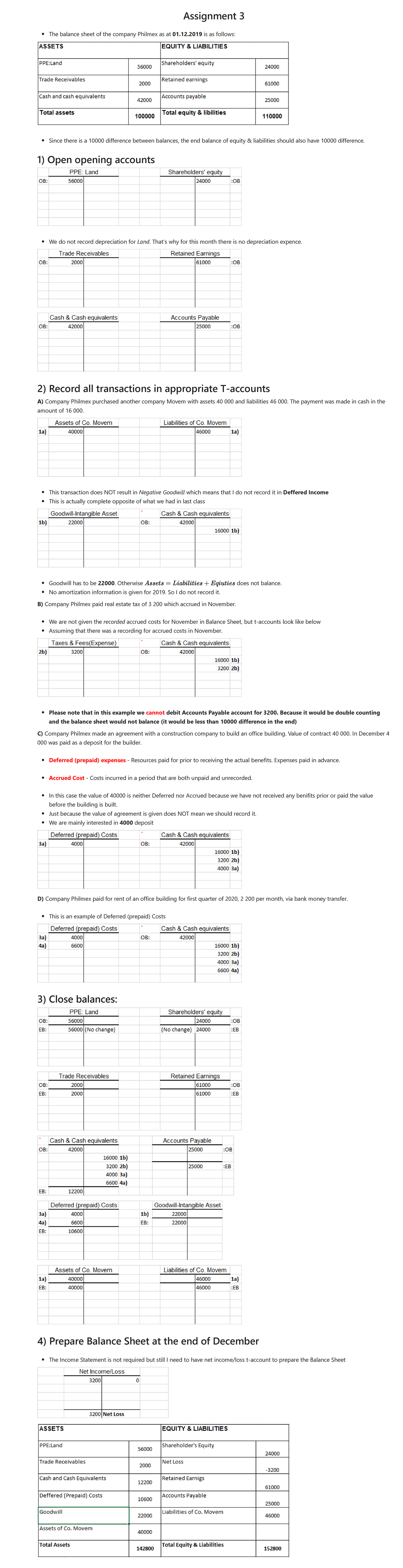 Assignment 3 - Please give as much additional information as possible. - Assignment 3 The ...