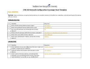 CYB 250 Module Three Stepping Stone One Template 1 - Kingsford bortsie ...