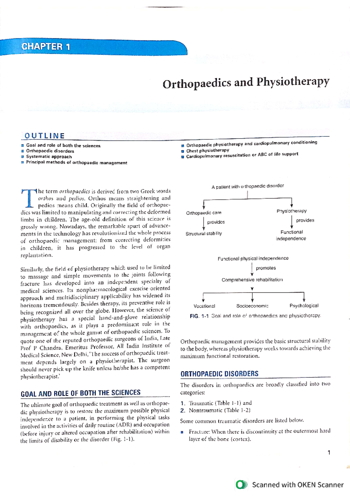 Introduction to General Orthopedic - CHAPTER 1 Orthopaedics and ...