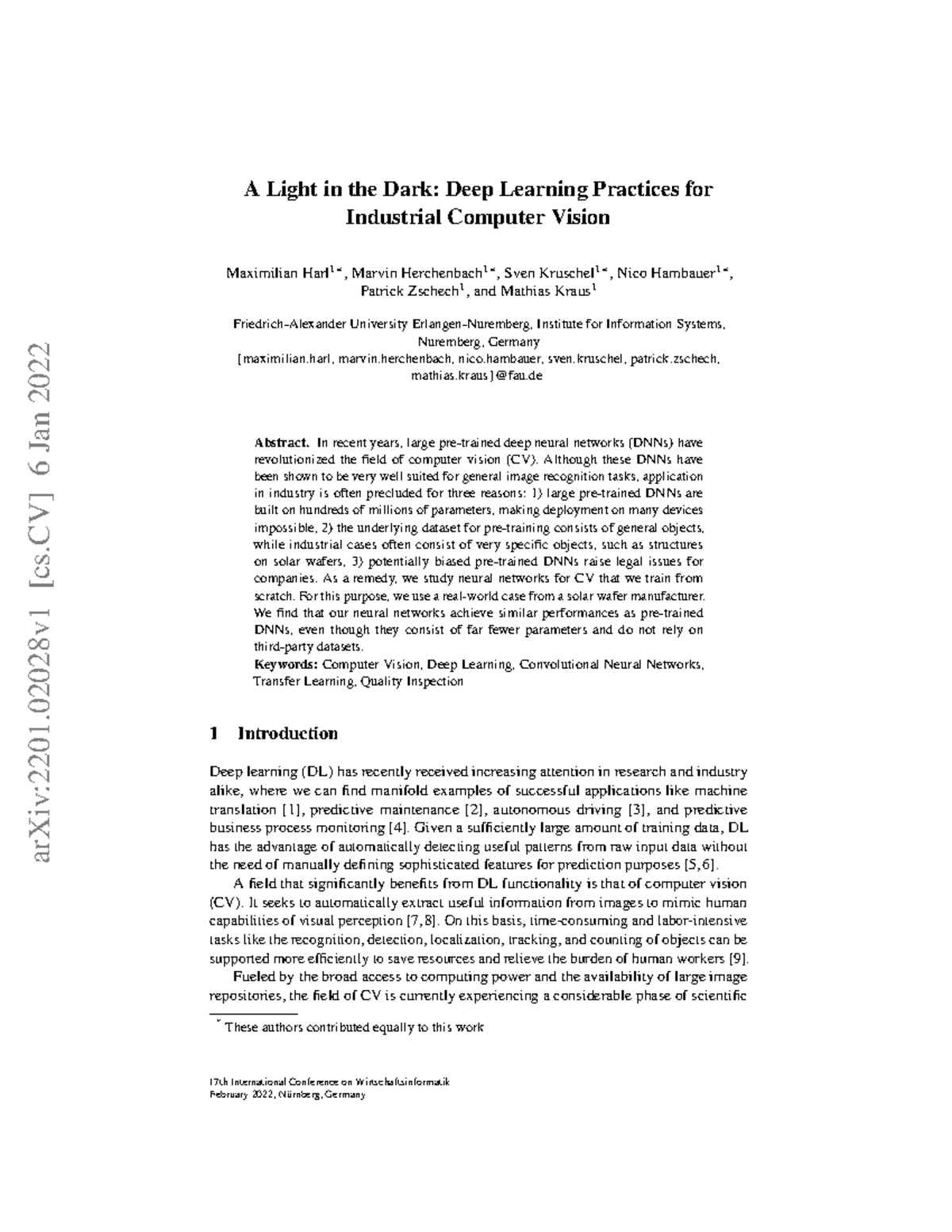 Deep Learning Practices for Industrial Computer Vision - A Light in the Dark: Deep Learning ...