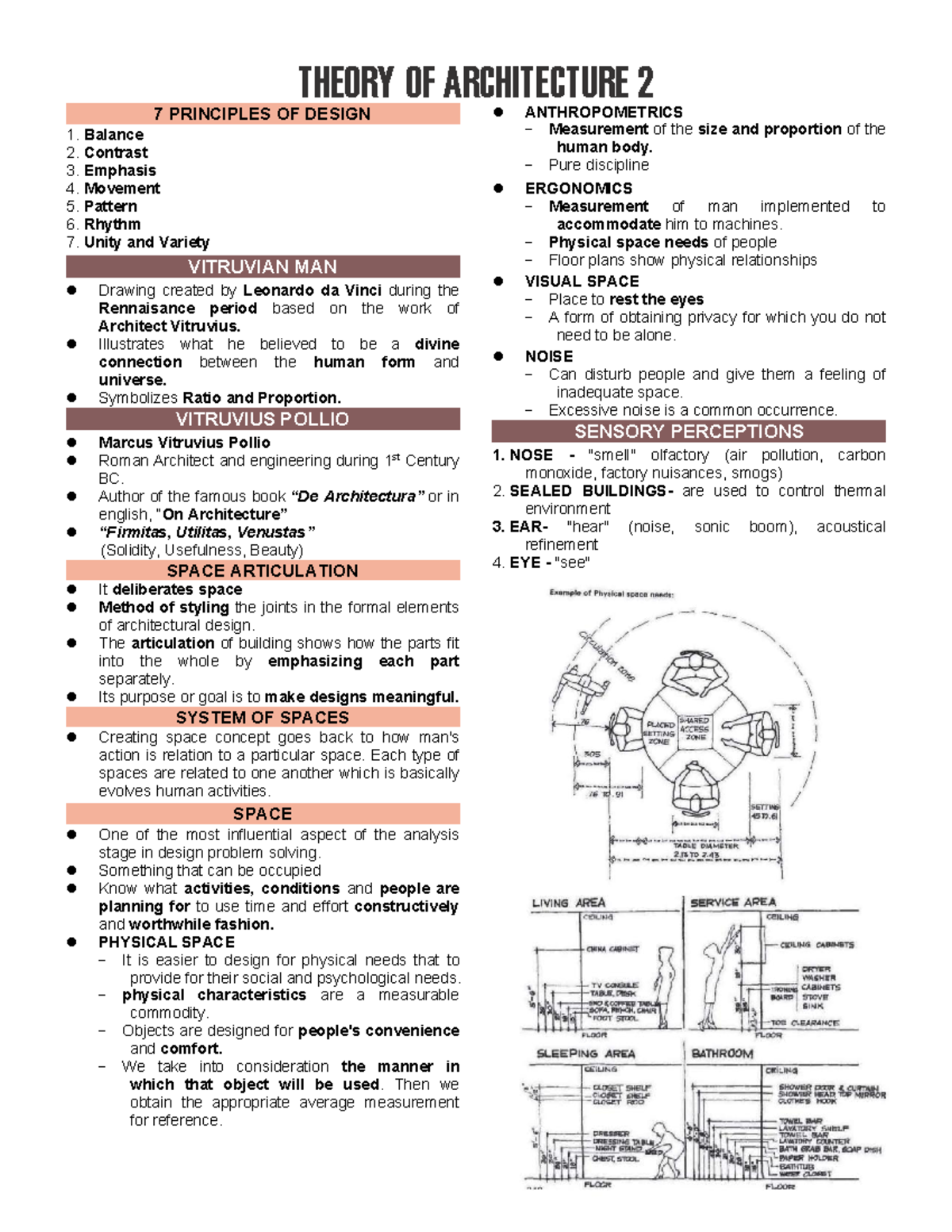 TOA Reviewer 1 - THEORY OF ARCHITECTURE 2 7 PRINCIPLES OF DESIGN ...