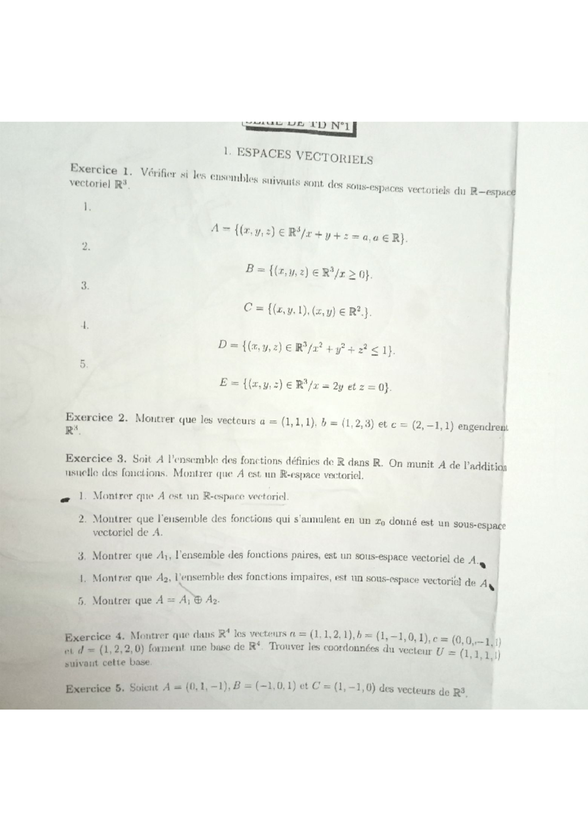 Algèbre 12 - Summary Linear Algebra - Studocu
