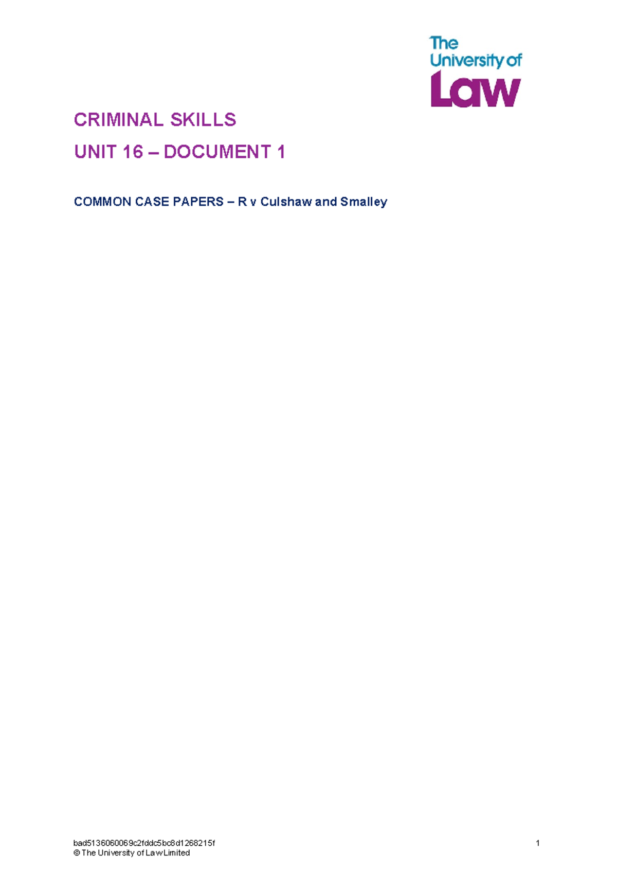 2324 skill crim unit16 ce01 document 1 - CRIMINAL SKILLS UNIT 16 ...