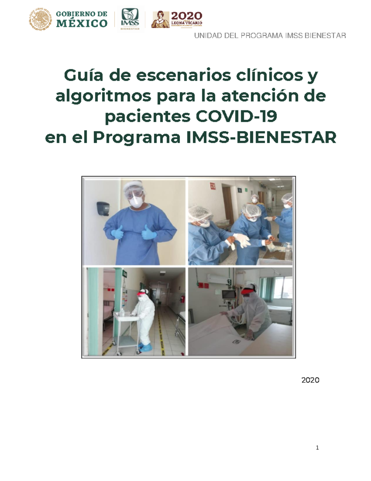 Guia de escenarios clinicos y algoritmos de atención - 2020 Guía de ...