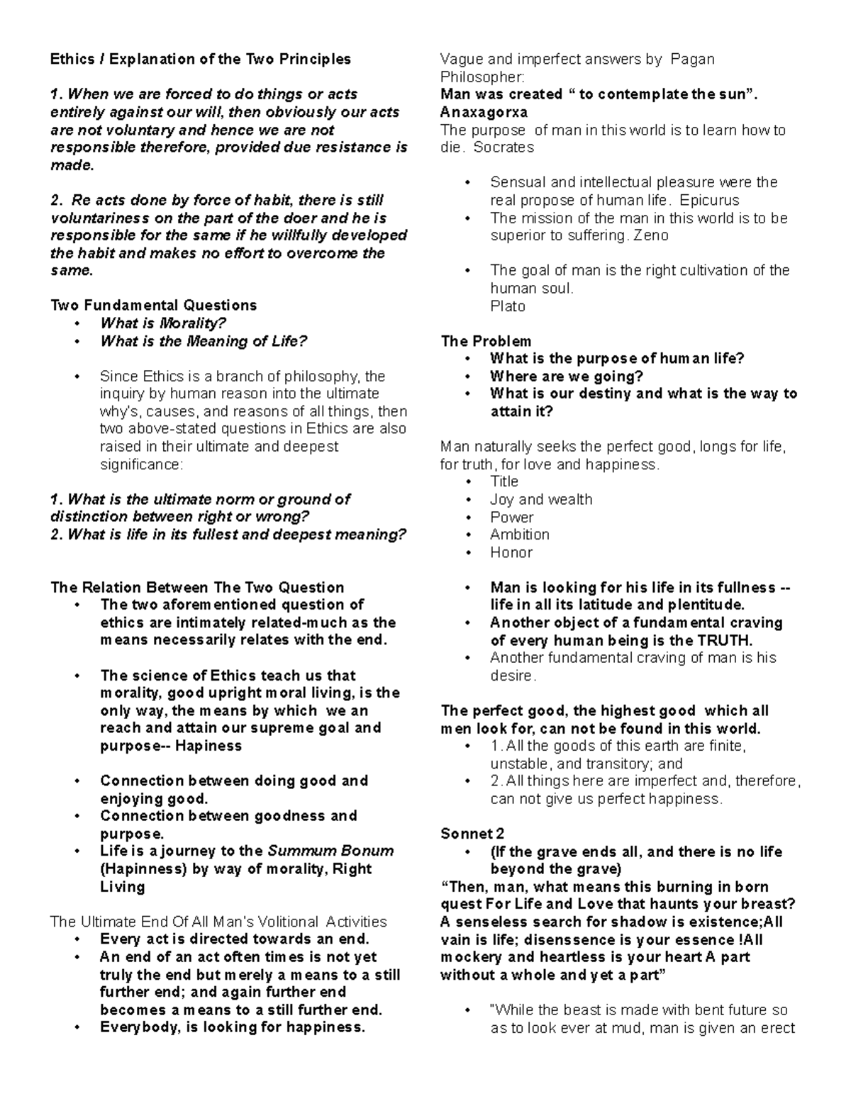 Ethics Explanation of the Two Principles - Ethics / Explanation of the ...