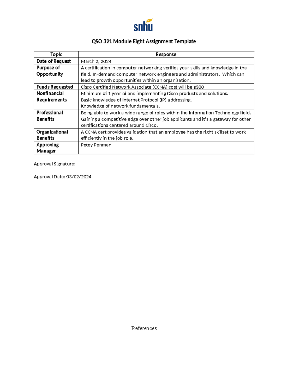 8-2 Assignment - QSO 321 Module Eight Assignment Template Topic ...
