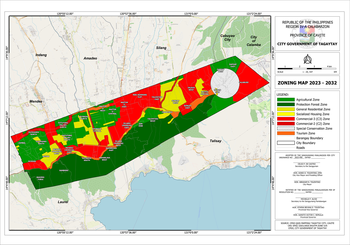 Zoning map - REPUBLIC OF THE PHILIPPINES REGION IV-A CALABARZON ...