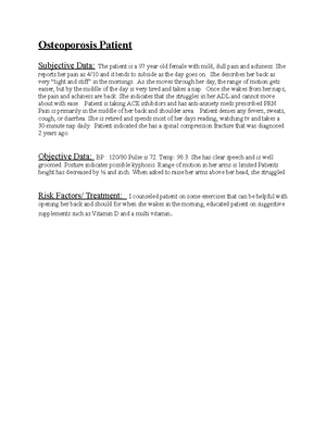 Module 03 Written Assignment - Musculoskeletal Disorder 01 - Rasmussen ...