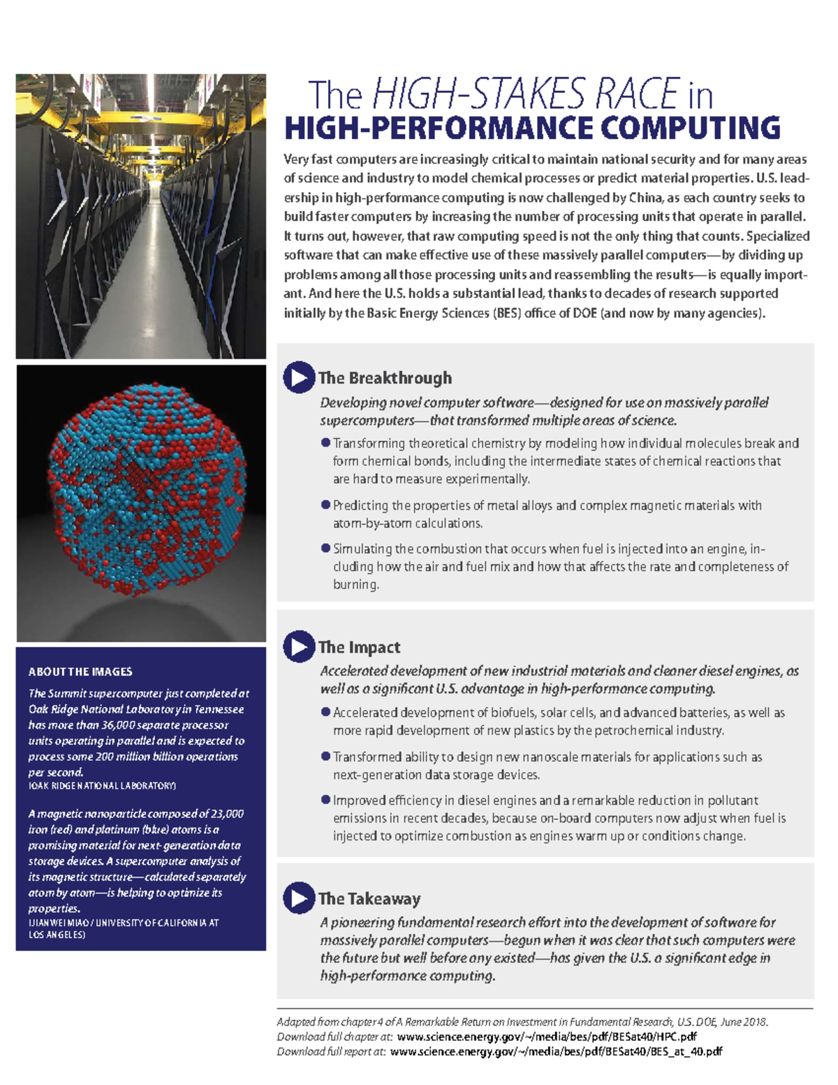 HPC summary - Hpc - The HIGH-STAKES RACE in HIGH-PERFORMANCE COMPUTING ...