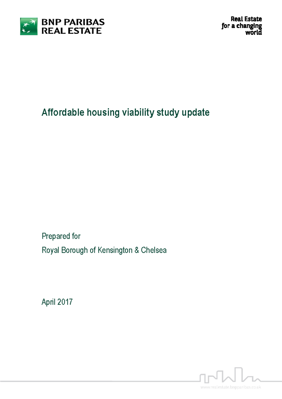 Affordable Housing Viability Study Update BNP Paribas - April 2017 ...