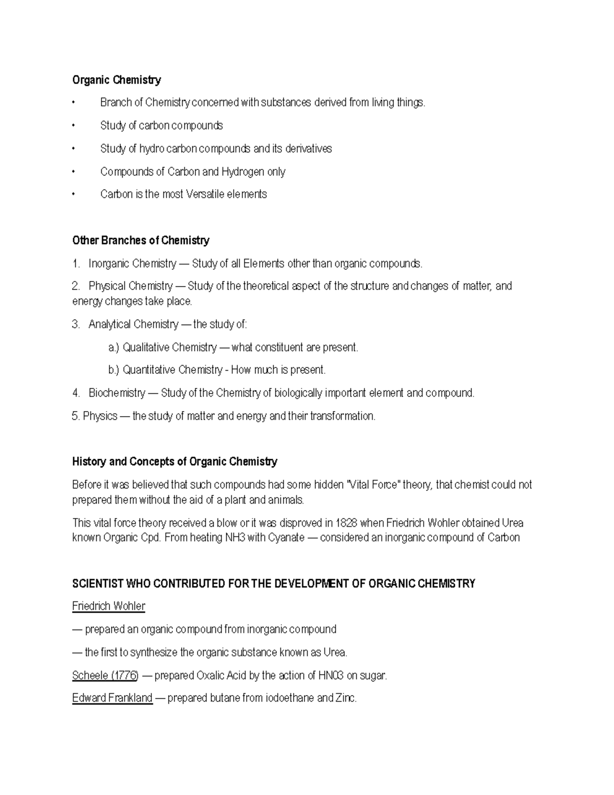 Organic Chemistry Module 1 Atomic Structure - Organic Chemistry Branch ...