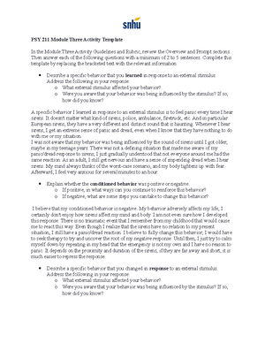 PSY-491 Mod 1 Milestone - Melinda Alvarez PSY-491 Psychology & Social ...