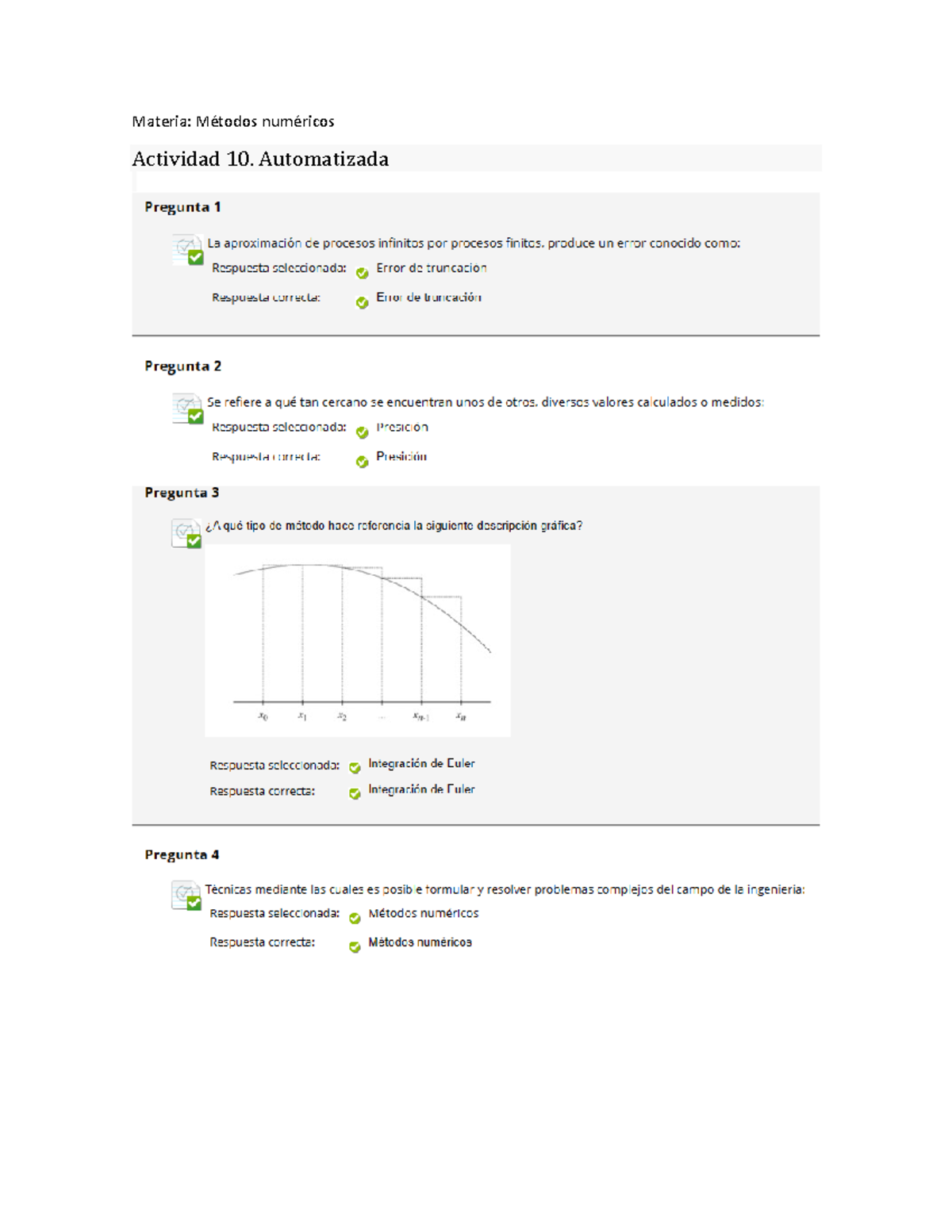 Actividad 10. Automatizada - Métodos Numéricos - Materia: Métodos ...
