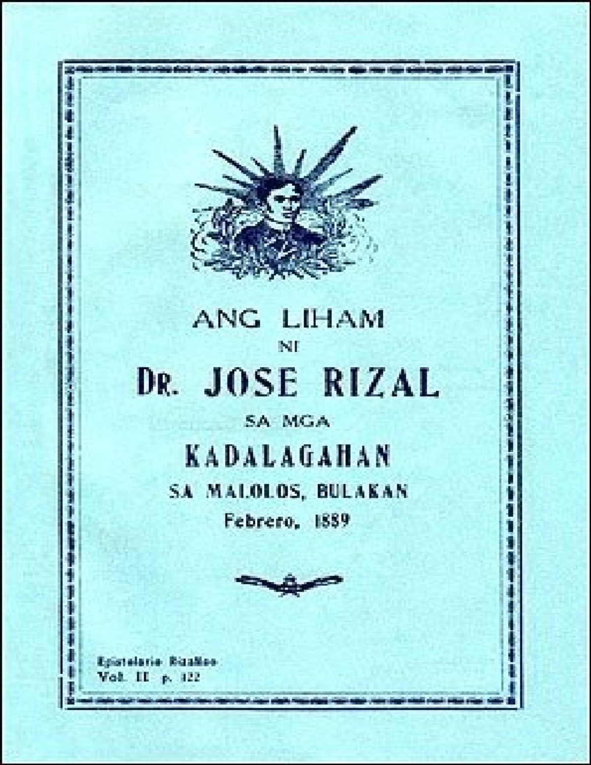 Ang Liham ni Dr - This is Rizal's letter to the young women of malolos ...