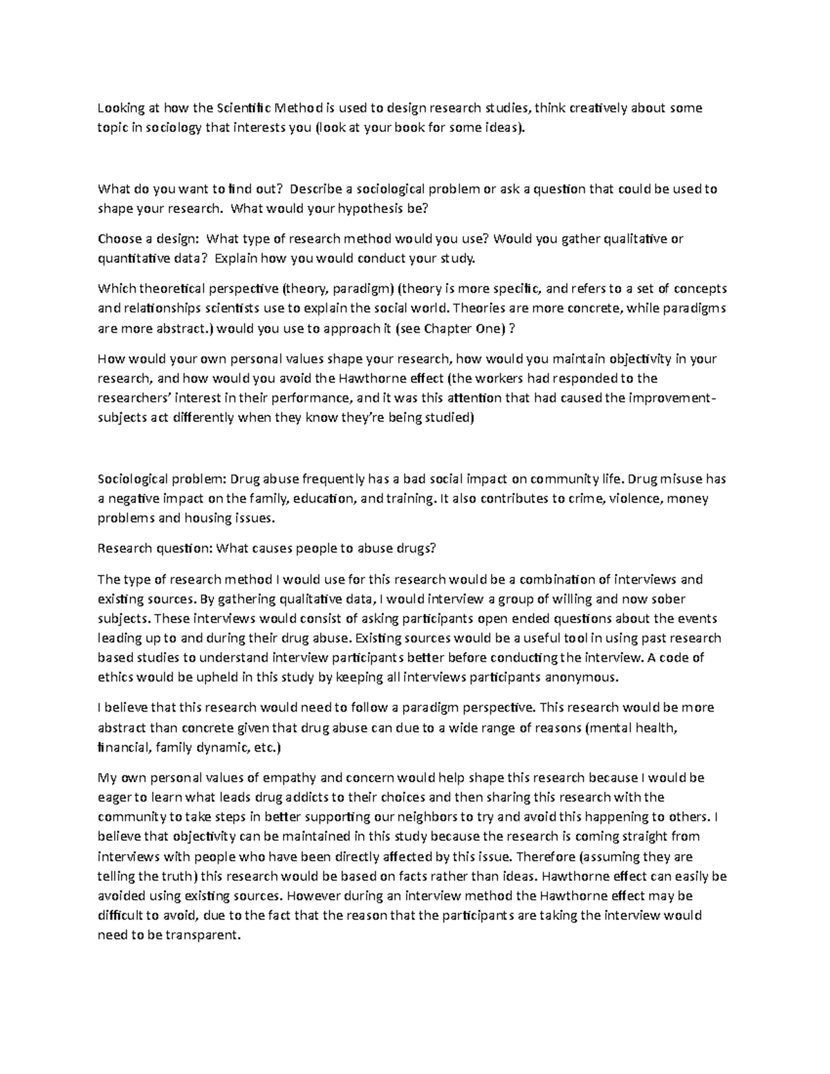 Module 2 discussion - Sociology assignment spring 2023 - Looking at how ...