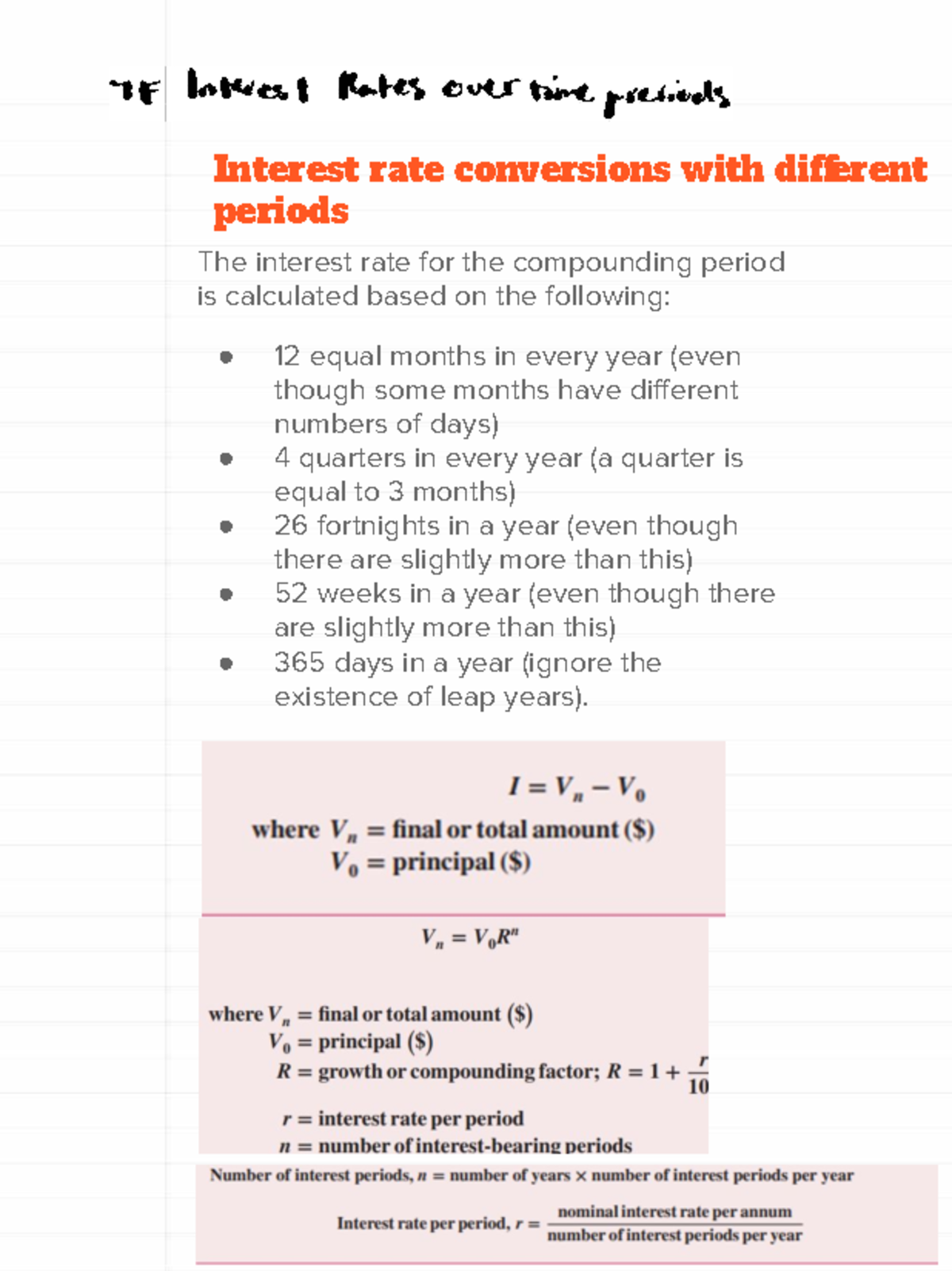 Practice Interest Rates - Interest rate conversions with different ...