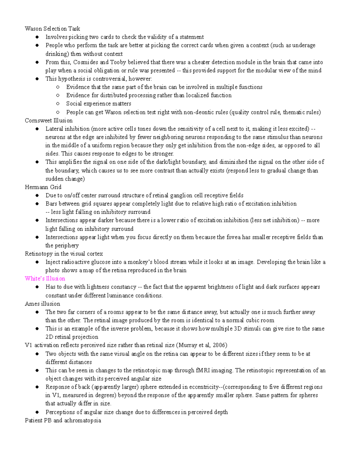 Exam 1 important studies - Wason Selection Task Involves picking two ...