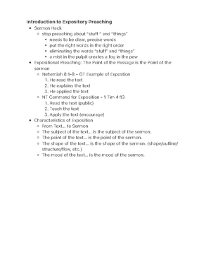 Bridging Text to Sermon - HOMI 500 12 Essential Skills for Great ...