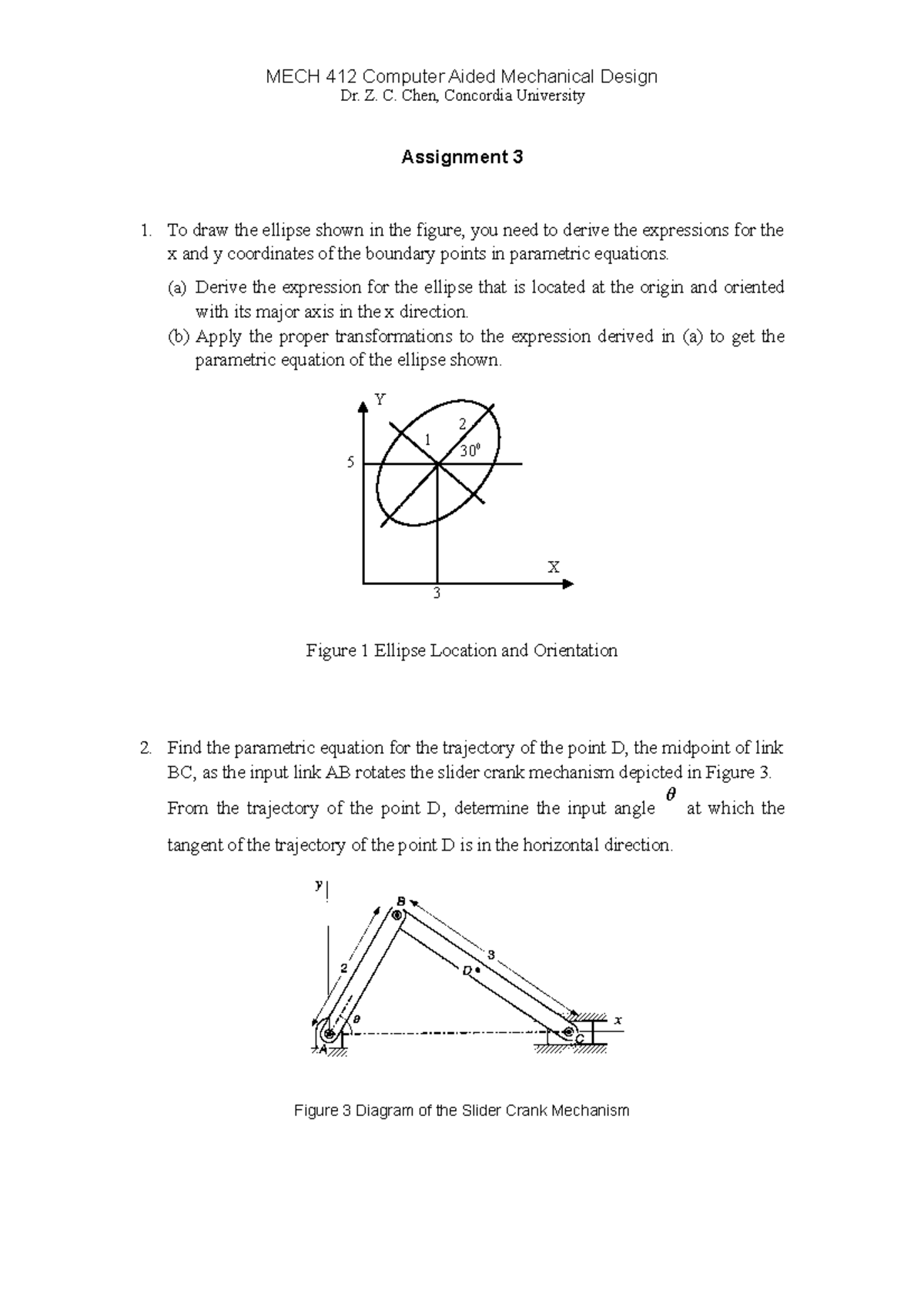 Assignment answer key 34 (lecture 0654) final exam 2006 summer - MECH ...