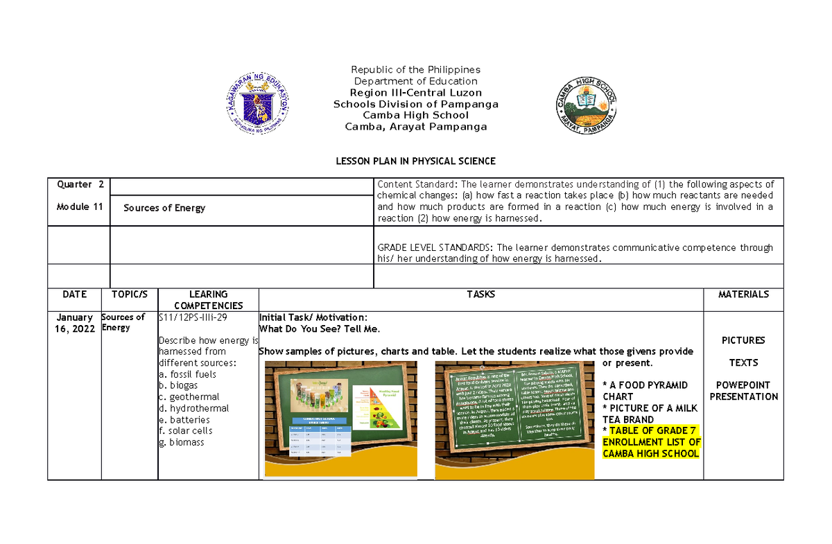 Lesson PLan-Linear-Non Linear kshajkahszS - Filipino 9 - Studocu