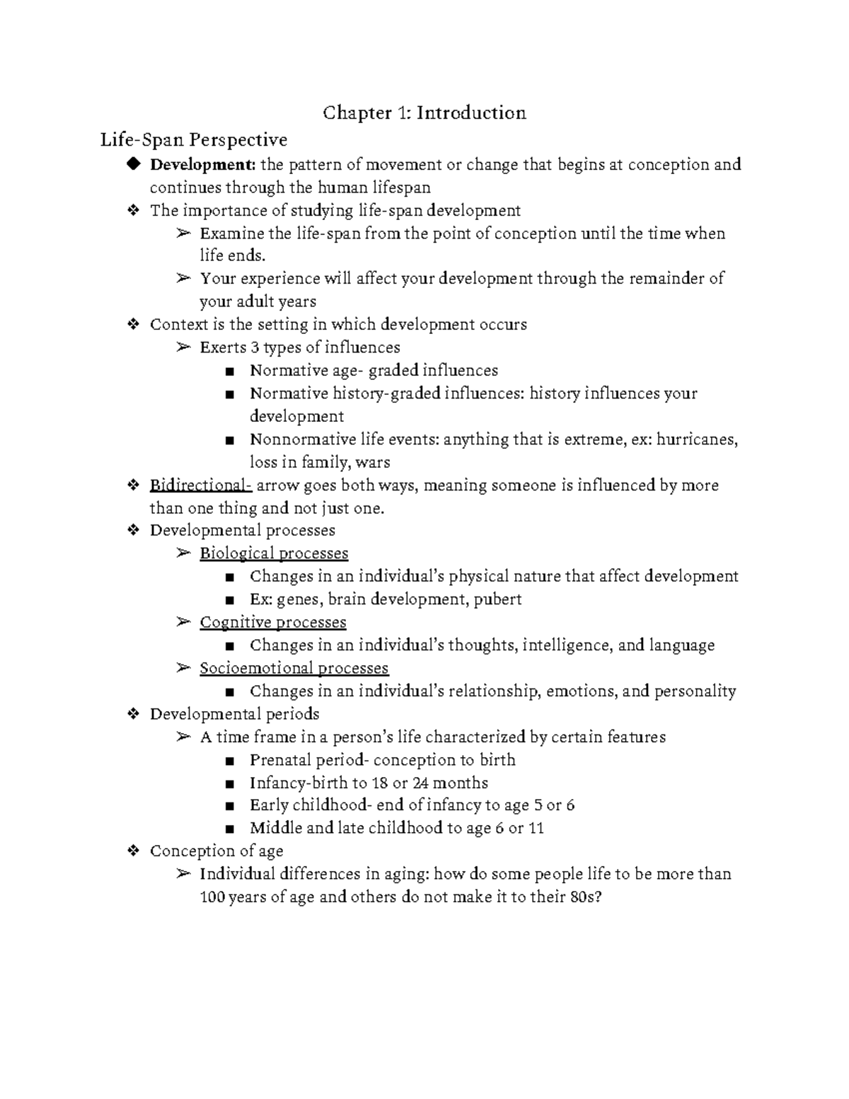 Life-span ch. 1 - Life-span ch. 1 - Chapter 1: Introduction Life-Span Perspective Development ...
