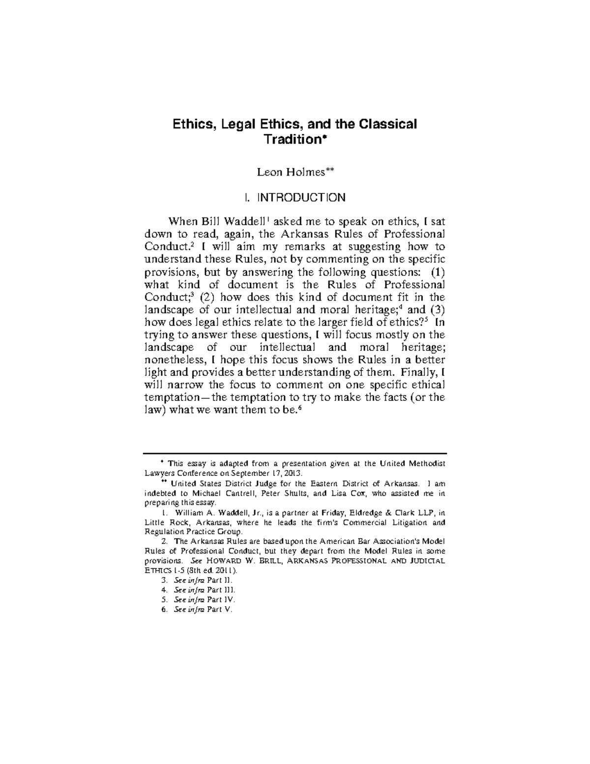 Ethics legal ethics and the classical tradition - Ethics, Legal Ethics ...