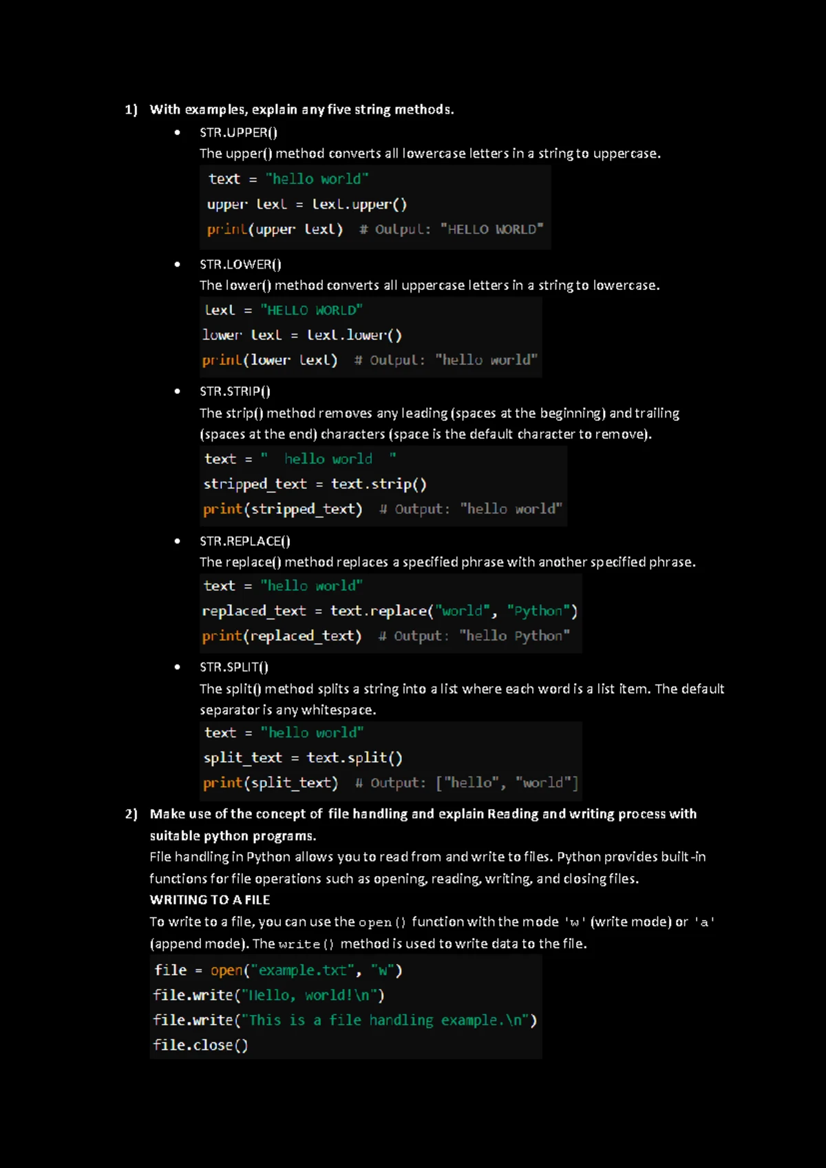 Final 1 - the best - What is the need for the role of precedence ...