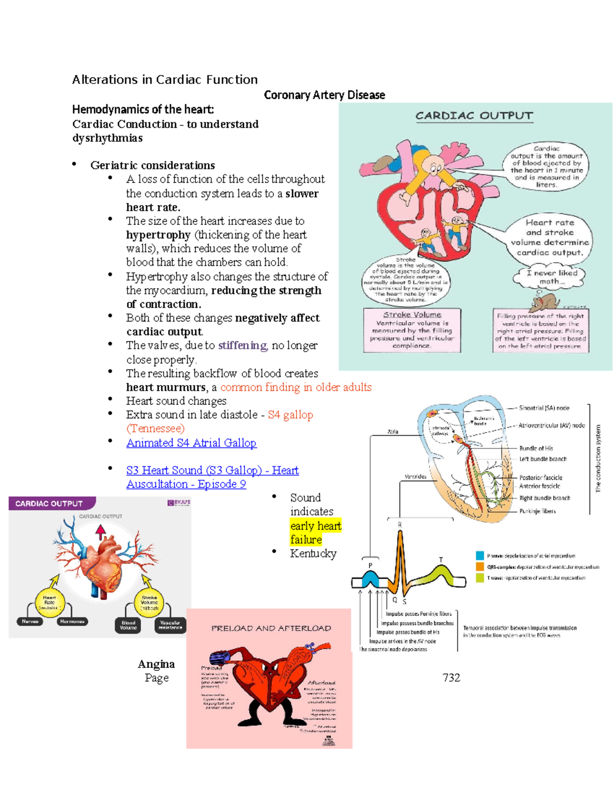 Alterations in Cardiac Function unit 5 - Alterations in Cardiac ...