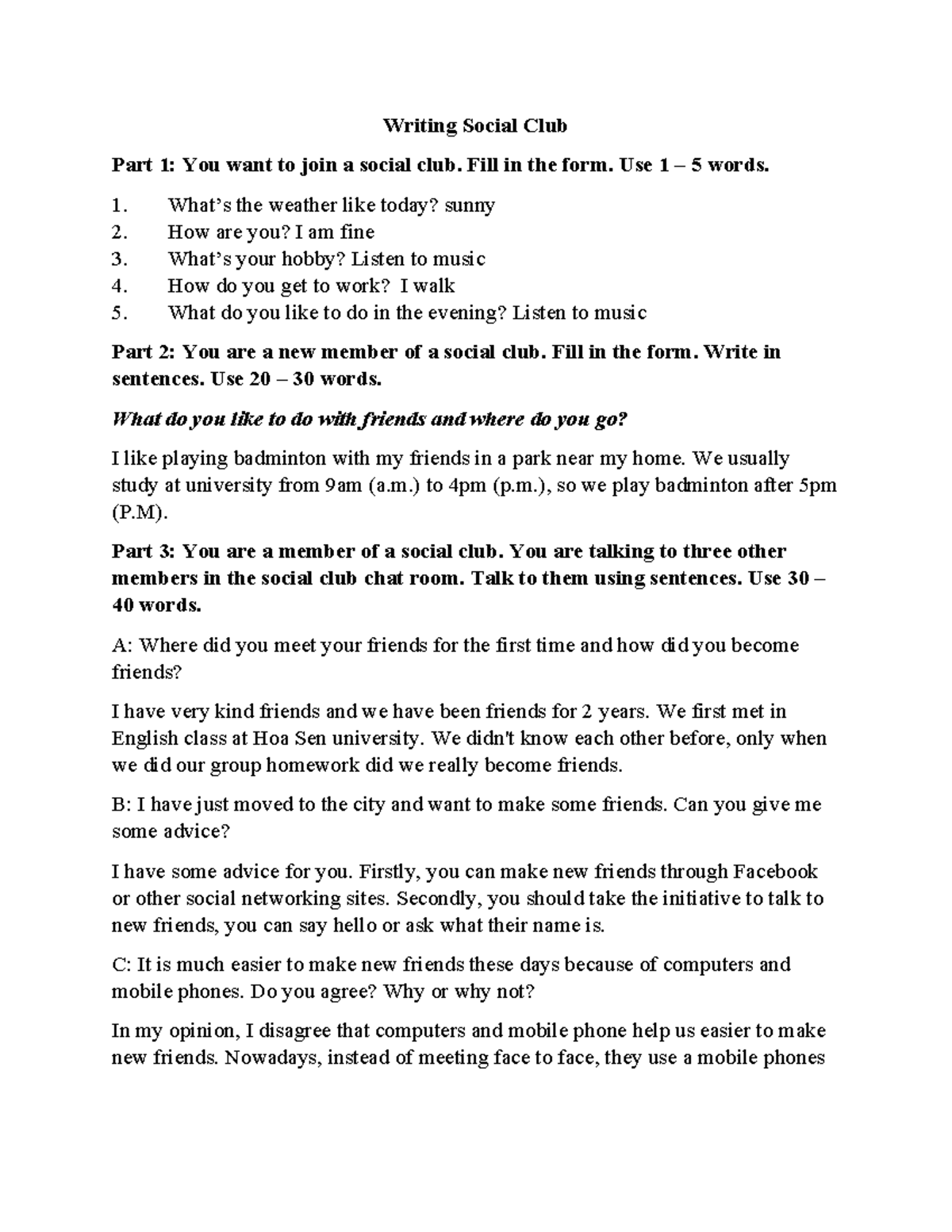 Social-Club-1 - fgfgf - Writing Social Club Part 1: You want to join a ...