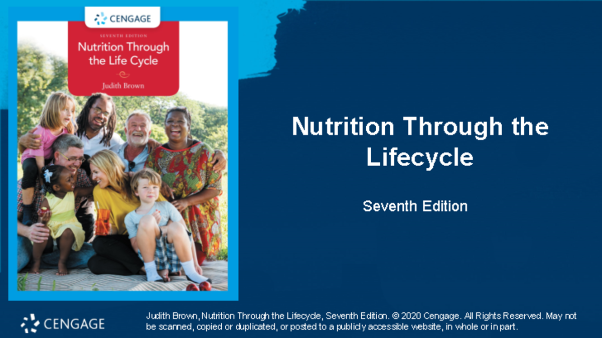11-30: Adult Nutrition - Nutrition Through the Lifecycle Seventh ...
