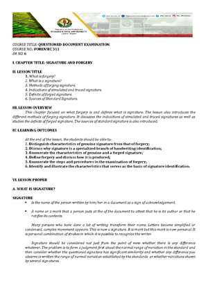 Chapter 1 - CLJ1 - CHAPTER I THE FIVE PILLARS OF THE CRIMINAL JUSTICE ...